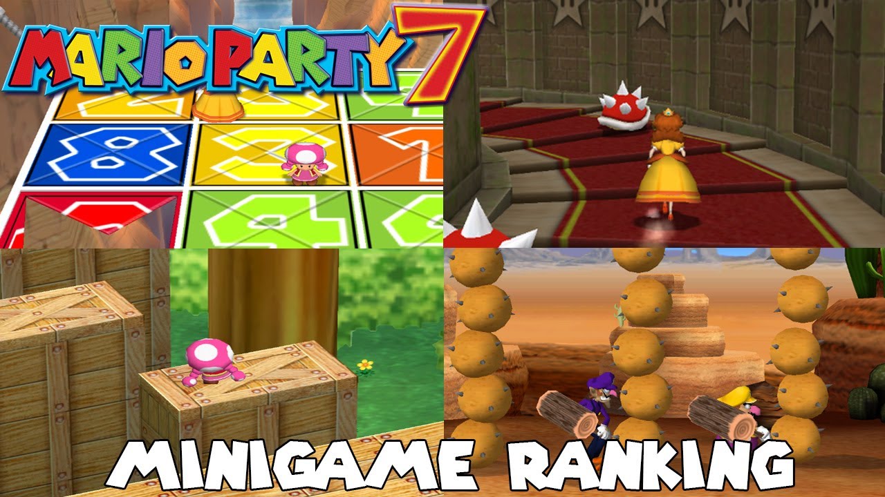 Mario Party 7 - Full MiniGame Rankings - YouTube