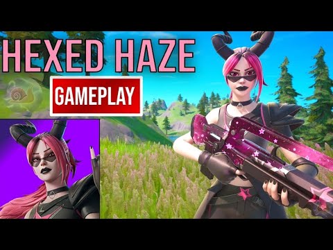 New Hexed Haze Skin Gameplay (Fortnite) - YouTube