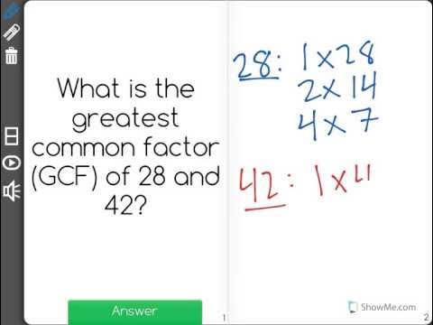 [6.NS.4-1.0] GCF and LCM - Common Core Standard - YouTube