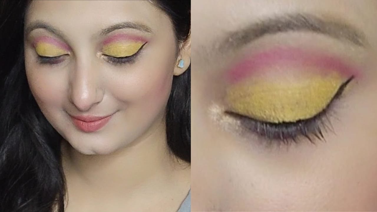 Colorful Cut crease Makeup Tutorial | Eye Makeup | #eyeshadow # ...