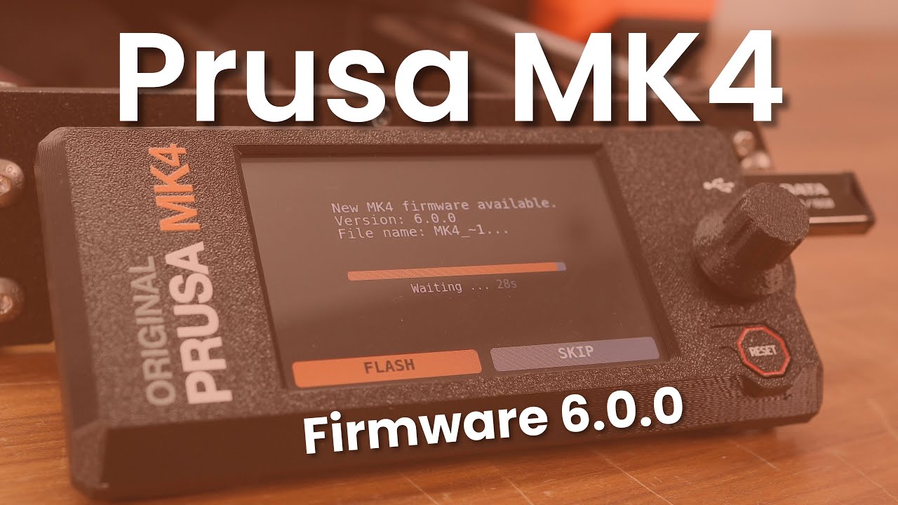 What's New in Prusa MK4 Firmware 6.0.0? - YouTube