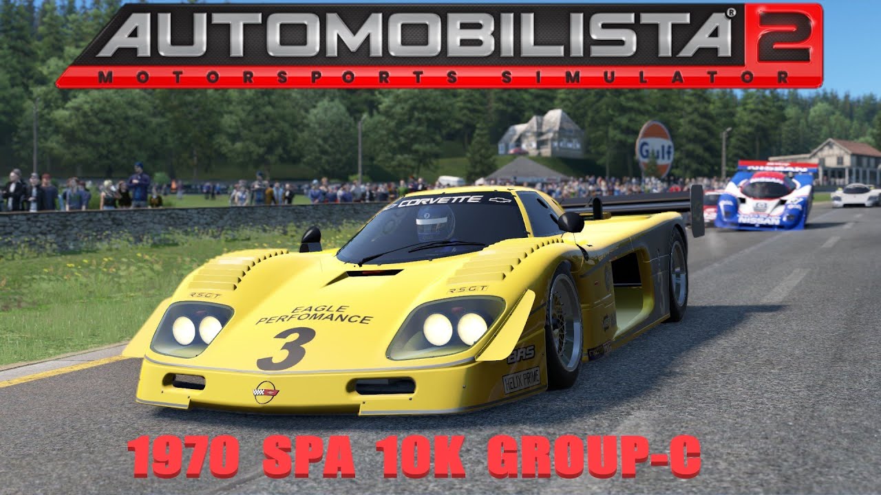 Online chaos at 1970 Spa 10k Group-C AMS2 - YouTube