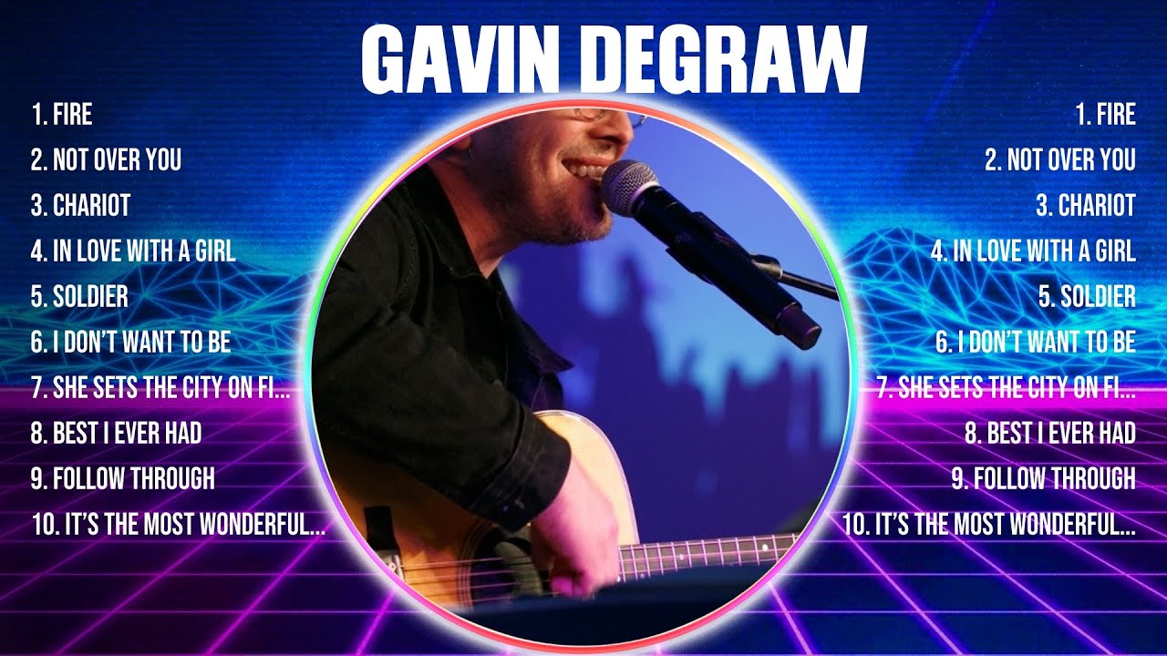 Gavin DeGraw Top Hits Popular Songs - Top 10 Song Collection - YouTube