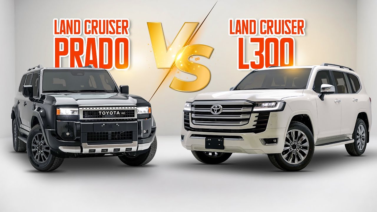 New Toyota Land Cruiser L300 vs Prado | Off-Road King Comparison - YouTube
