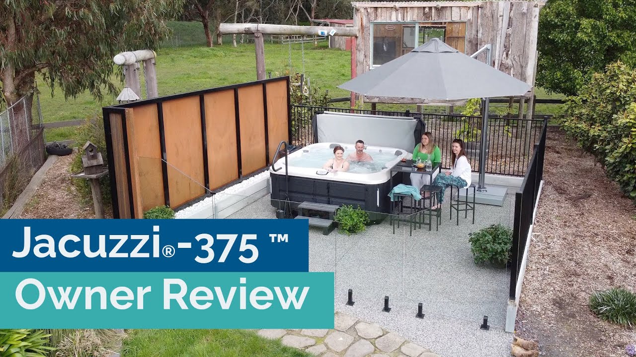A great family Spa for the Australian climate | Jacuzzi® J-375™ Spa Pool Review - YouTube