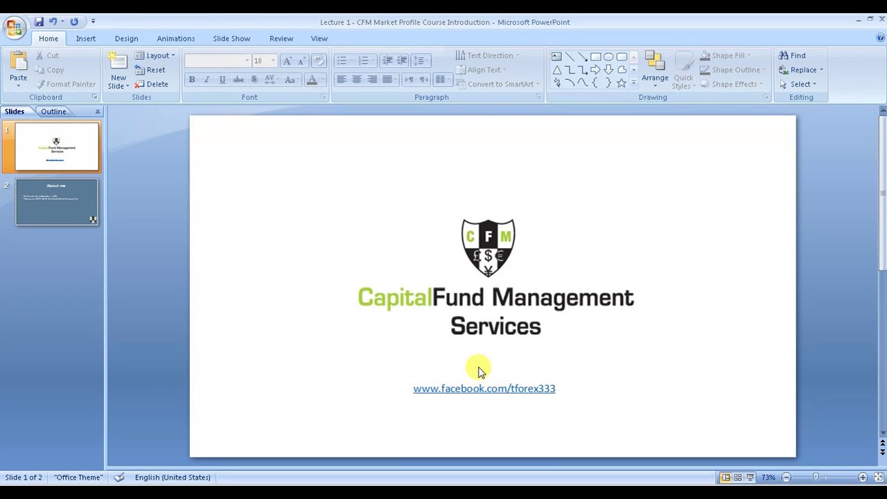 Lecture 1 - CFM Market Profile Course Introduction - YouTube