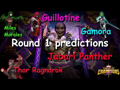 MCOC Miles Morales, Gamora, Guillotine, Thor Ragnarok and Jabari ...