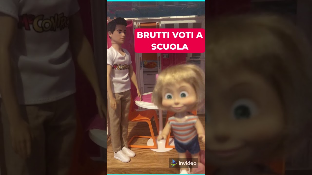 BRUTTI VOTI A SCUOLA PER MASHA #shorts - YouTube