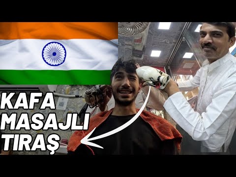 Hindistan'da KAFA MASAJLI Tıraş! 🇮🇳 #67