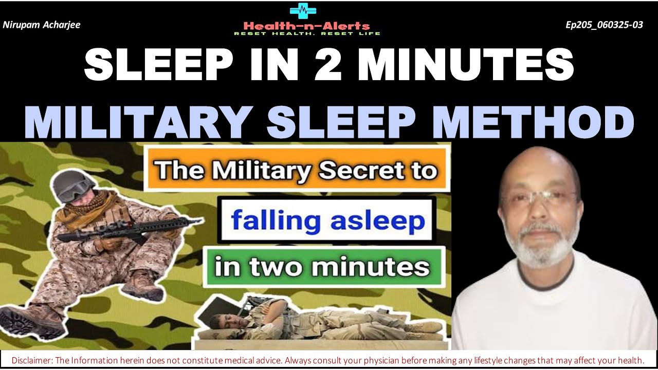 Sleep in 2 minutes. Military Sleep Method. Say Bye to Insomnia. Reset ...