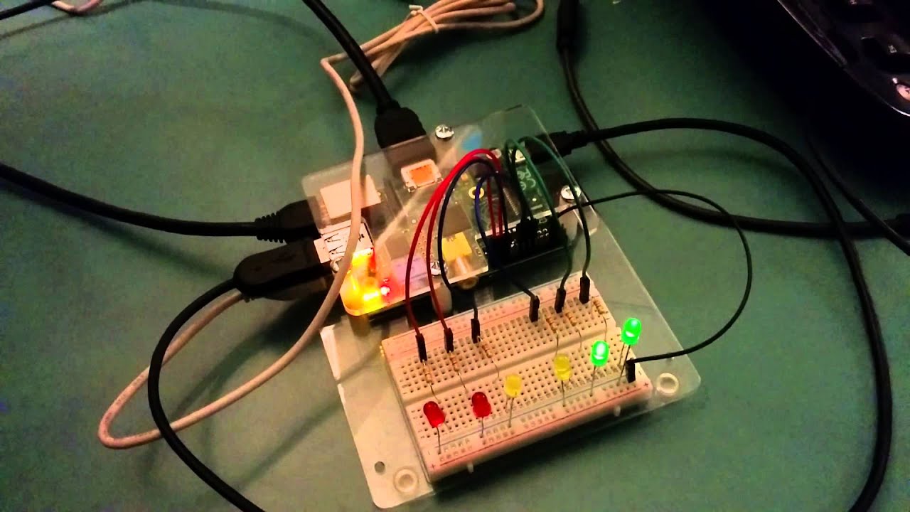 Raspberry Pi IRacing rev lights - YouTube