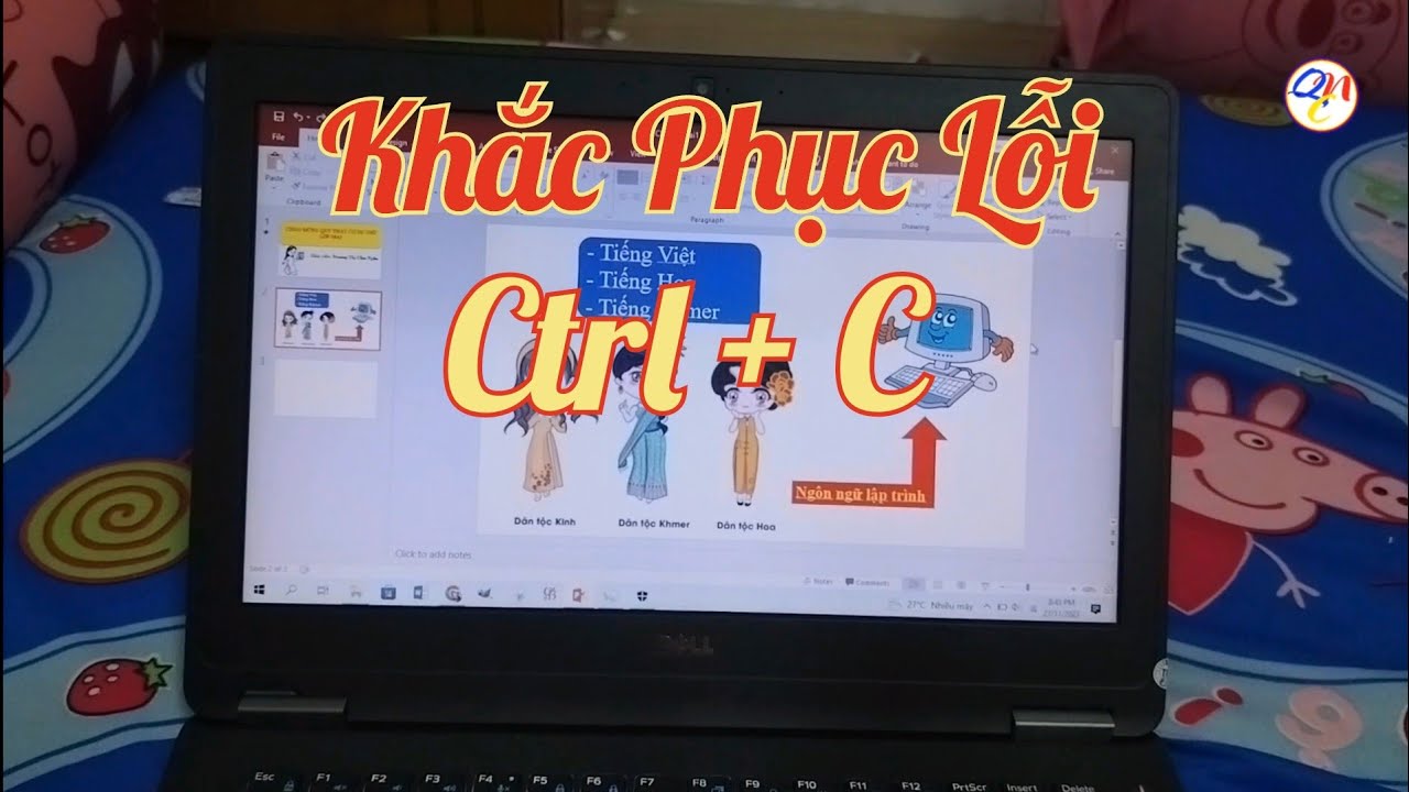 Khắc phục lỗi không nhấn được tổ hợp phím CTRL + C để sao chép dữ liệu trên máy tính Windows ...
