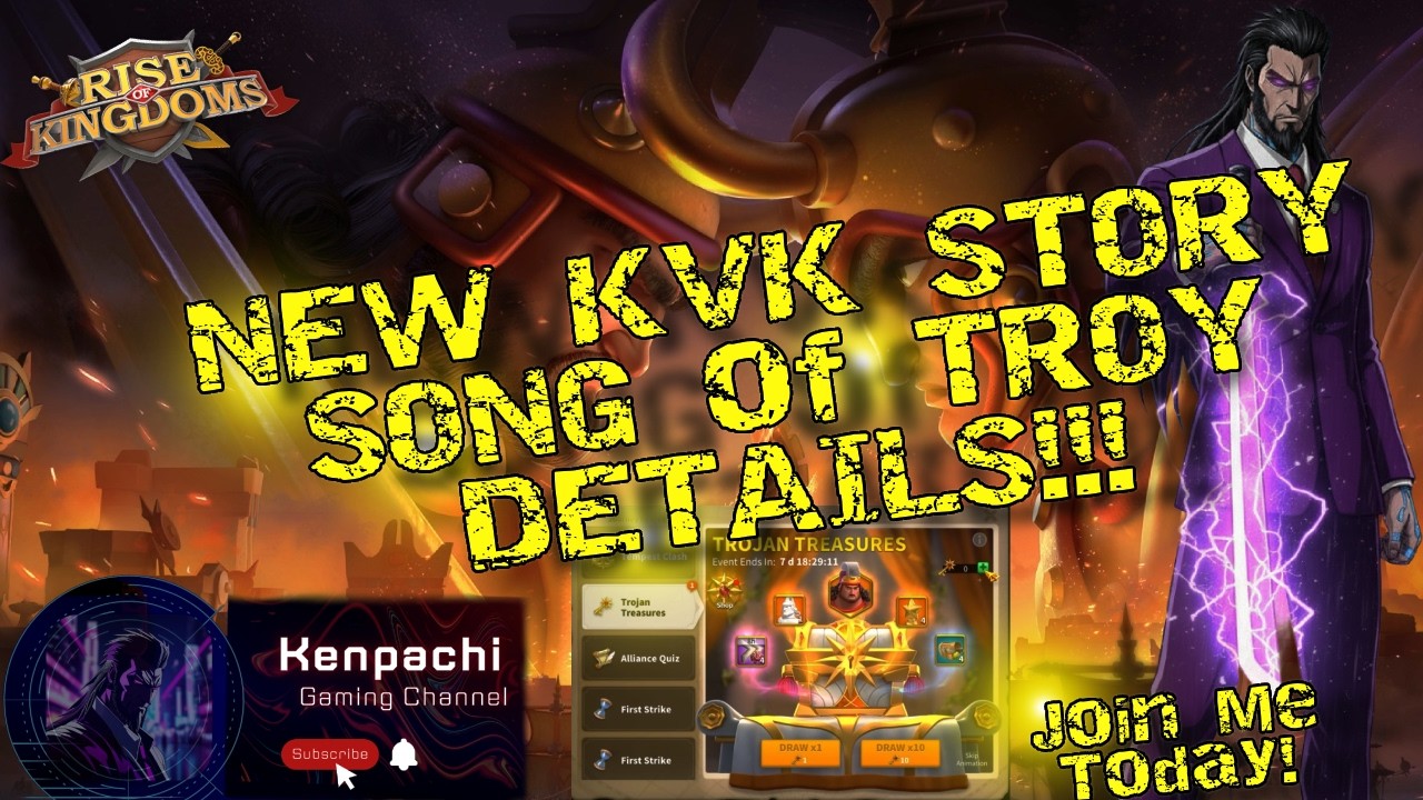 Rise of Kingdoms -- New Song of Troy KVK Map Revealed! [All details ...