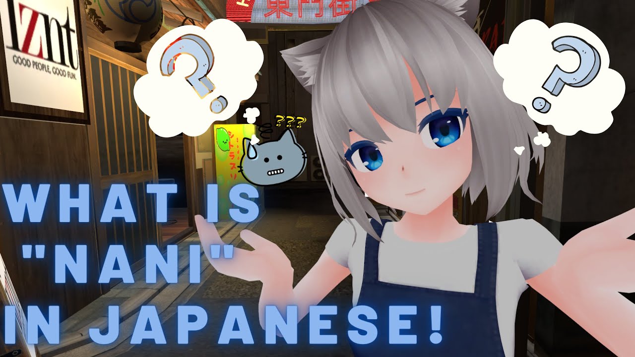 What is "Nani" ? in Japanese! How to ask Questions in Japanese - YouTube