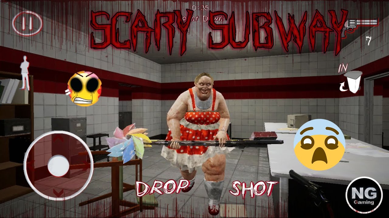 Scary Subway Train Escape Game Adventure Android - IOS Evil Freaky Lady ...