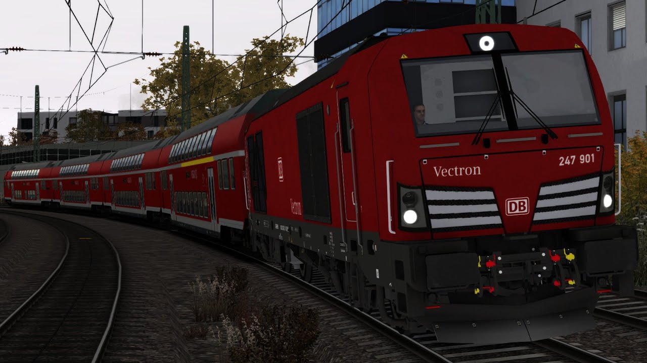 Train Simulator 2021 | Führerstandsmitfahrt | Vectron DE (BR 247) als ...