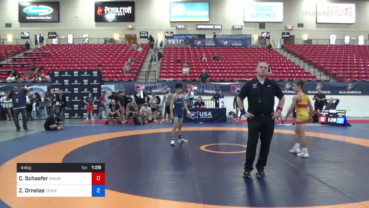 44 Kg 5th Place - Caleb Schaefer, Maurer Coughlin Wrestling Club Vs ...