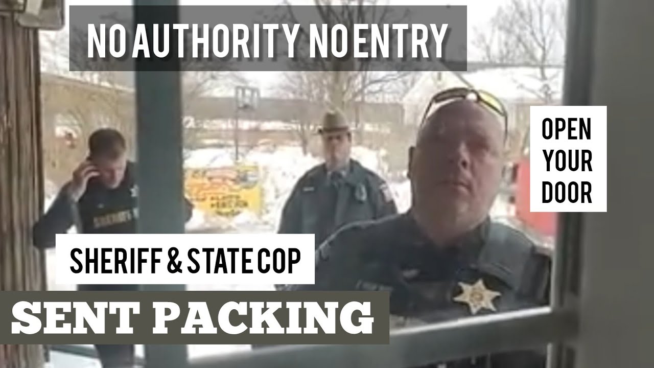 "Let Us In Or Else!" — Homeowner Sends Sheriff & State Cop Packing ...