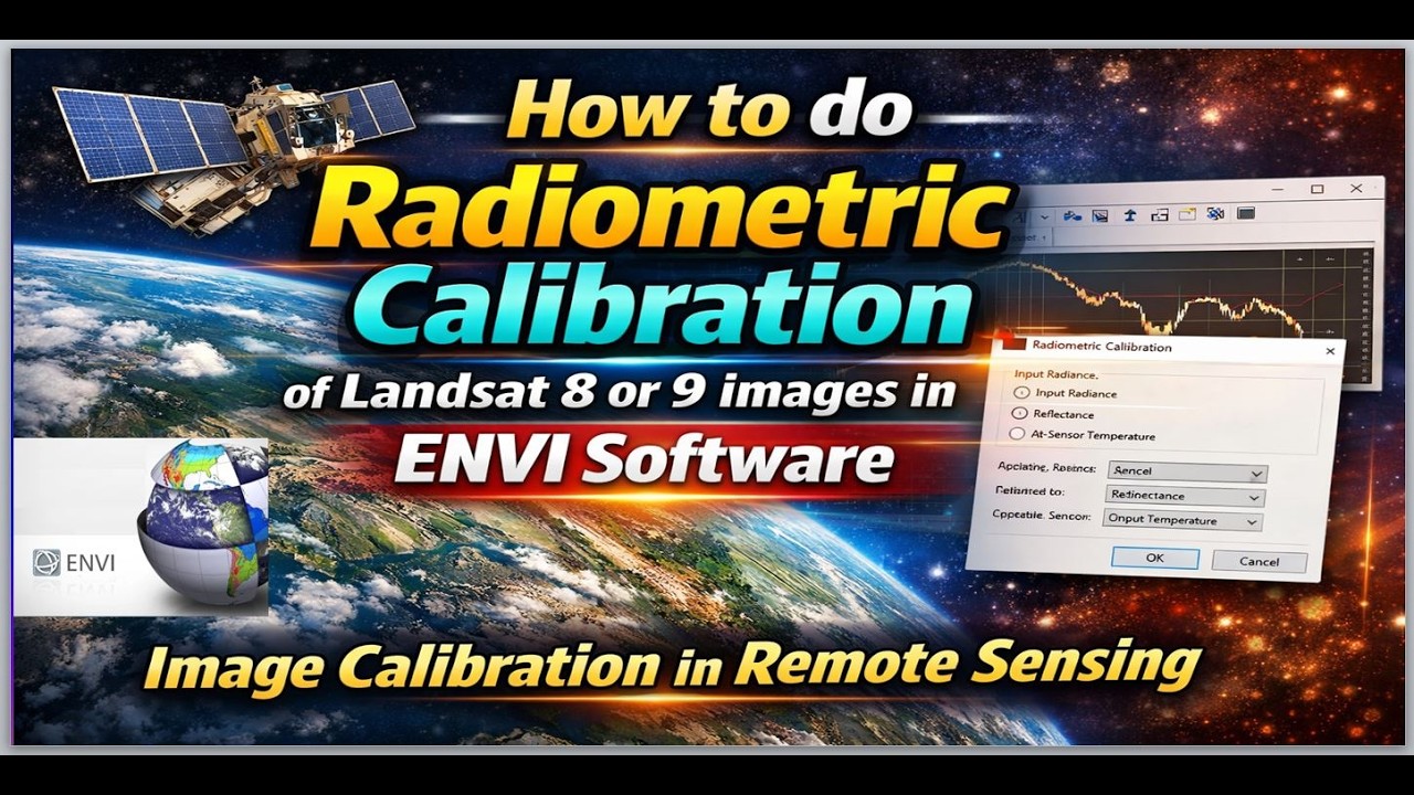 How to do Radiometric Calibration of Landsat 8 or 9 in ENVI Software ...