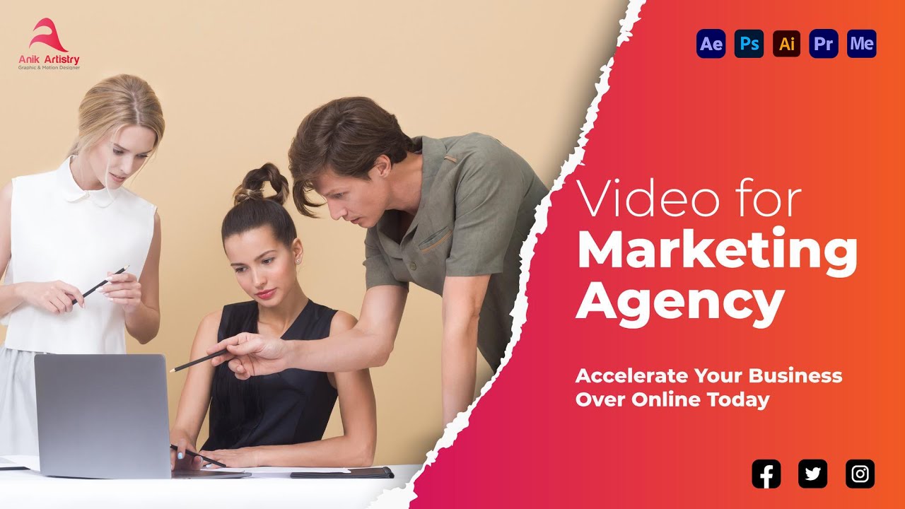 Digital Marketing Agency | Promotional Video | #After Effect # ...