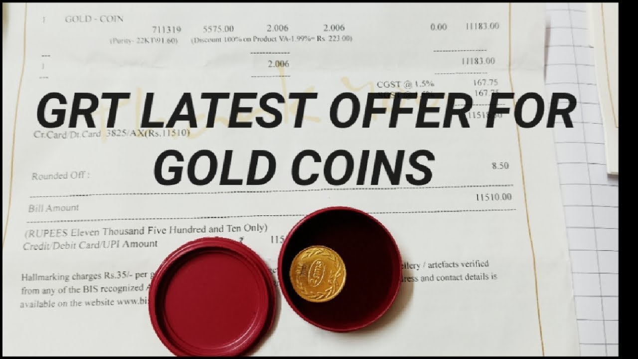 GRT Offer for gold coins #goldsavingtips #moneysavingtips #grtgold ...