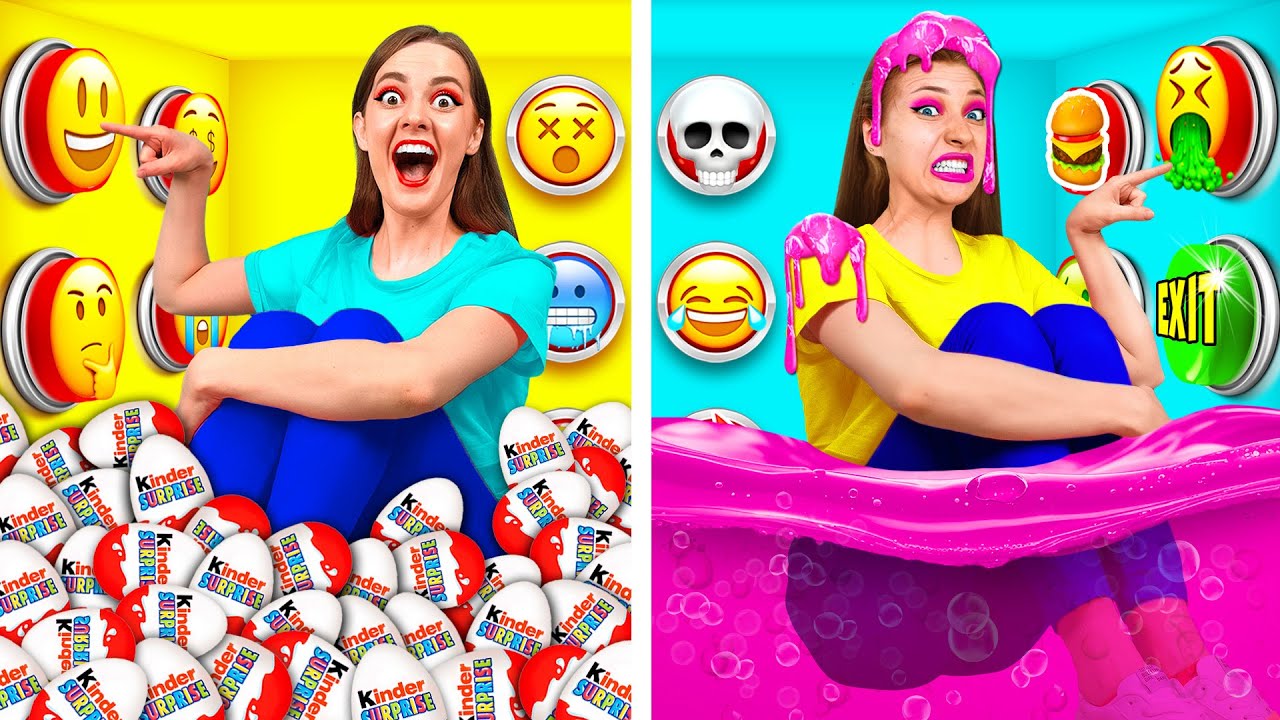 1000 Mystery Buttons Challenge | Only 1 Lets You Escape by Challenge ...