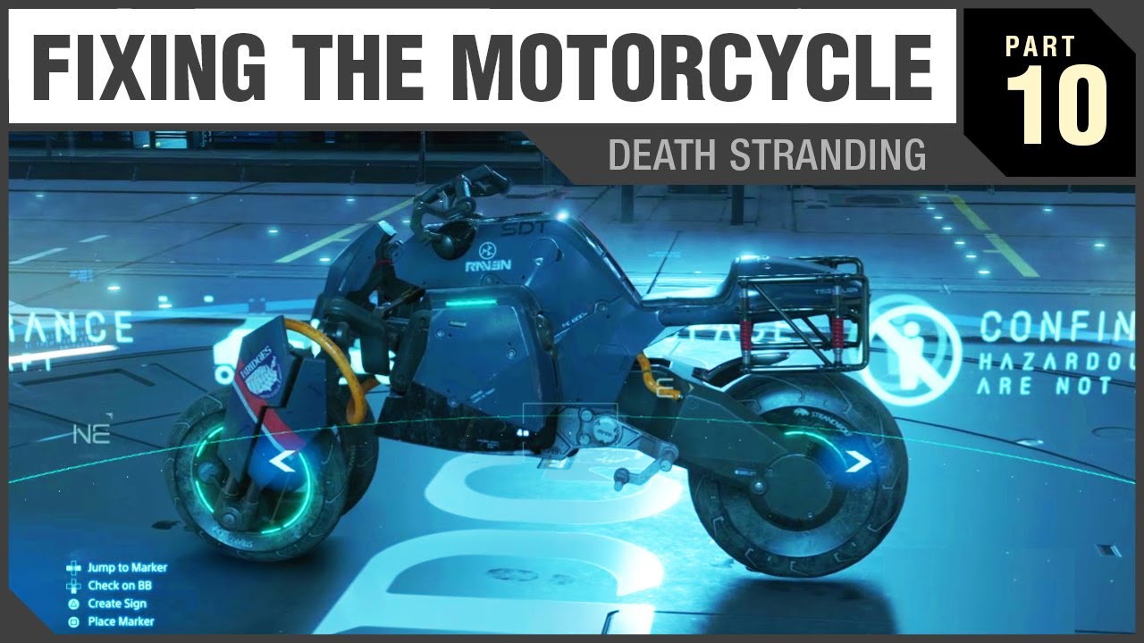 FIXING THE MOTORCYCLE - Death Stranding - PART 10 - YouTube