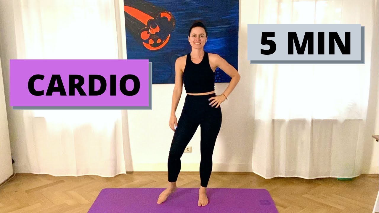 Quick 5 Min CARDIO - Home Workout - No Equipment - YouTube