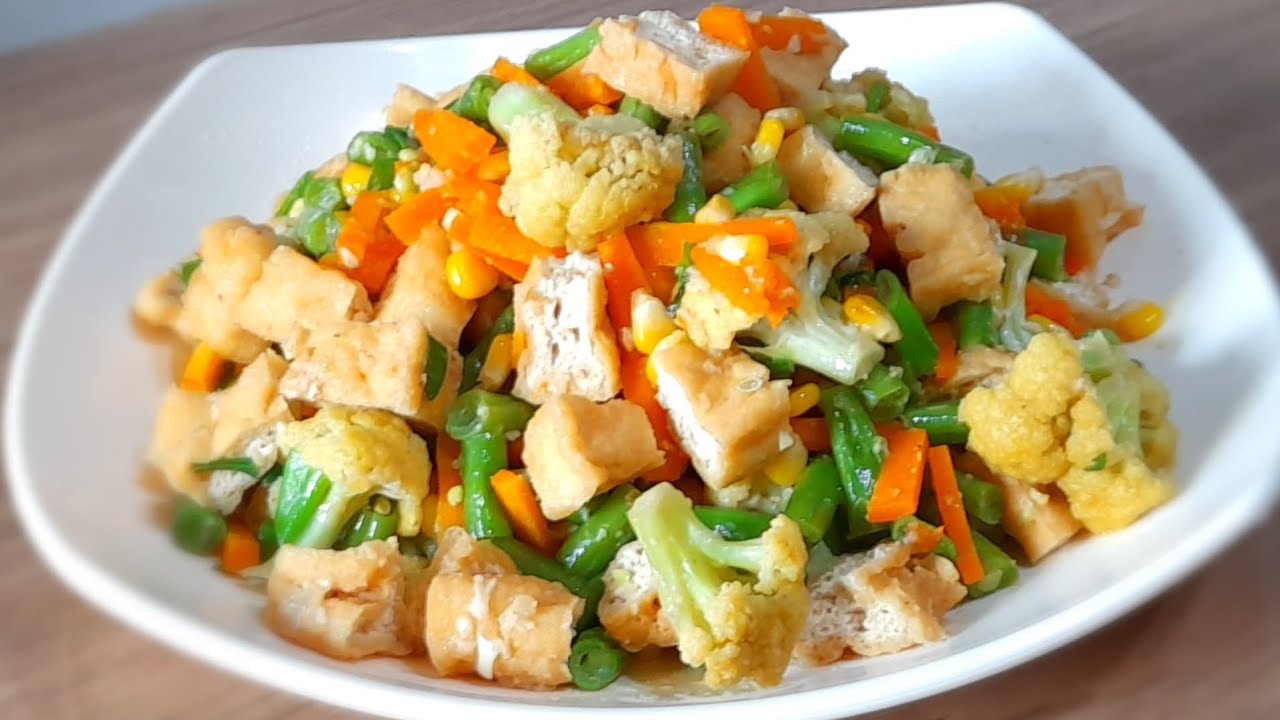 Stir Fry Veg & Pong Tofu || 2-Mins Recipe - YouTube