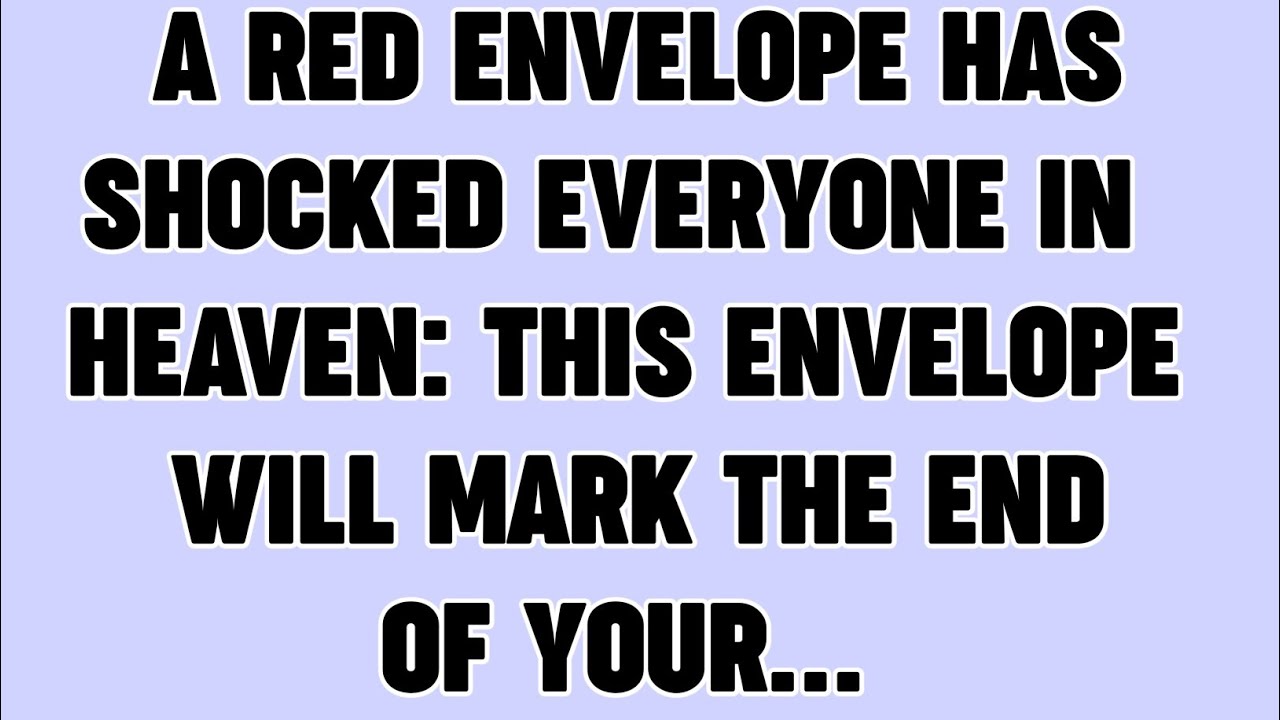 📃GOD SAYS; THIS RED ENVELOPE WILL END YOUR...| God Message Today # ...