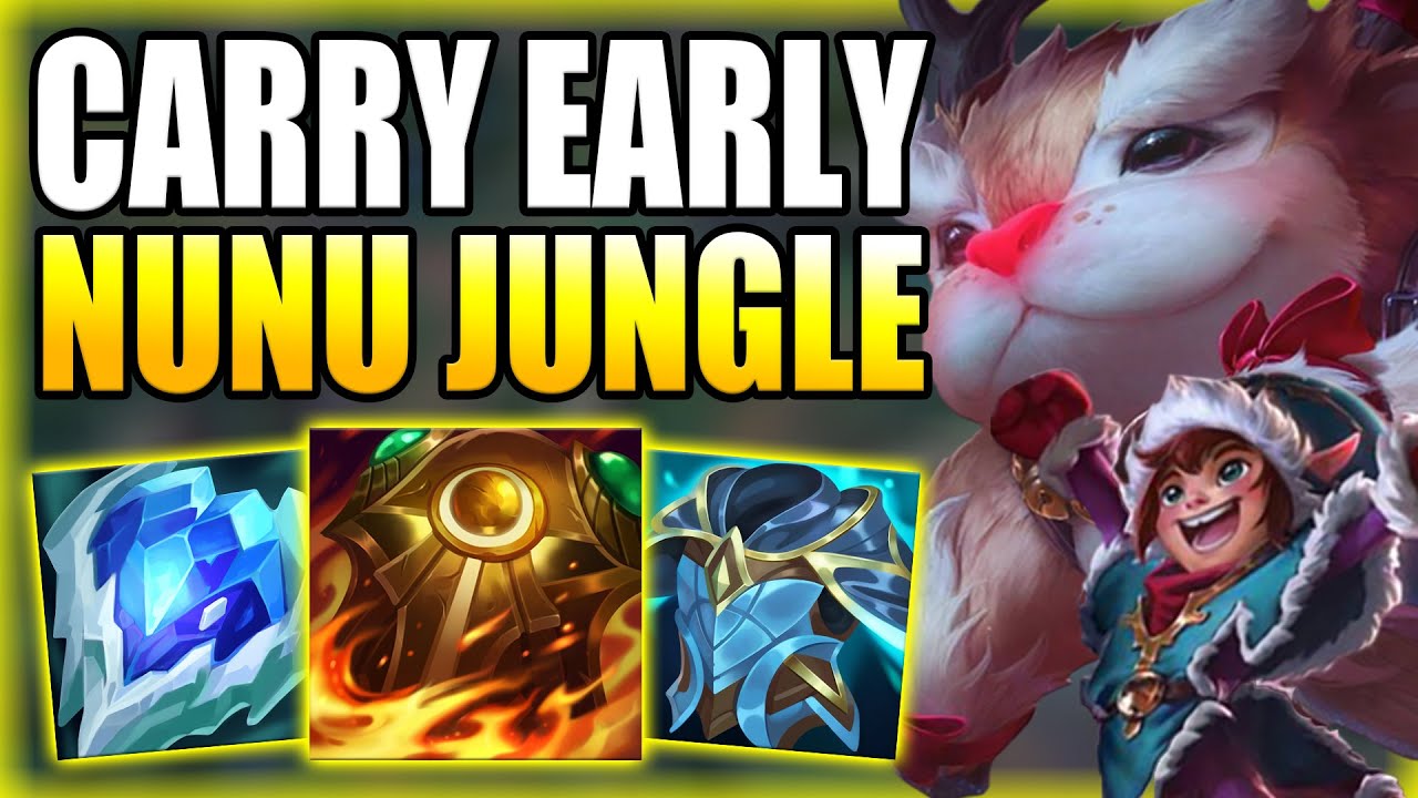 HOW TO PLAY NUNU JUNGLE & HARD CARRY THE EARLY GAME! - Best Build/Runes ...