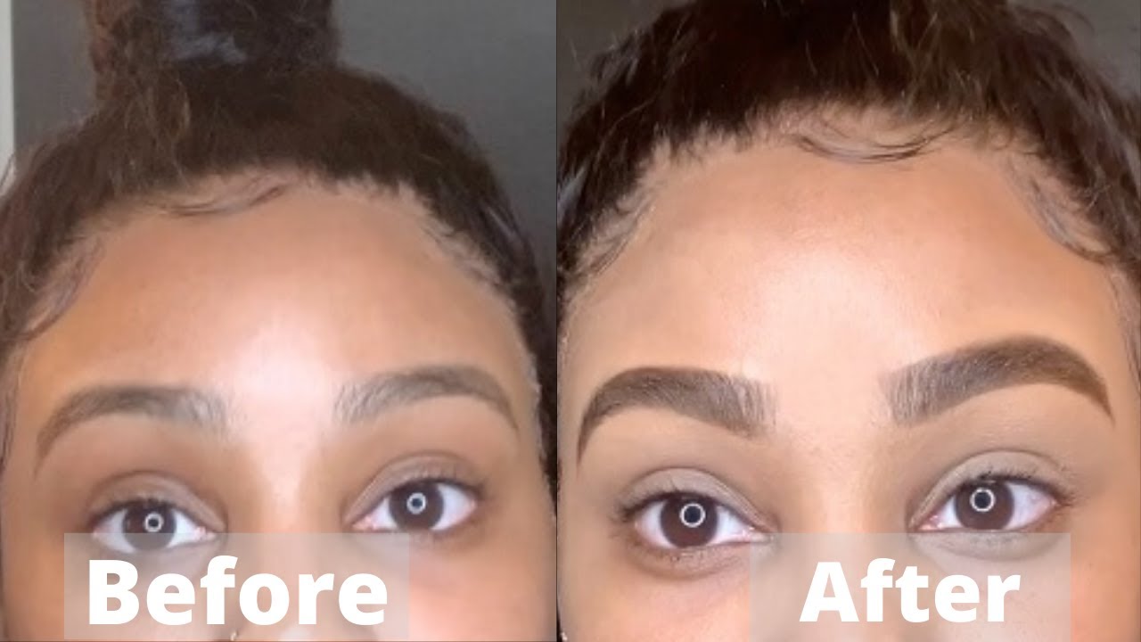 UNGROOMED EYEBROW TUTORIAL | BEGINNER FRIENDLY - YouTube