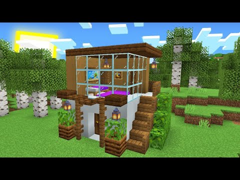 ΧΤΙΖΩ ΕΝΑ ΜΙΚΡΟ ΜΟΝΤΕΡΝΟ ΣΠΙΤΙ ΣΤΟ MINECRAFT ! - YouTube