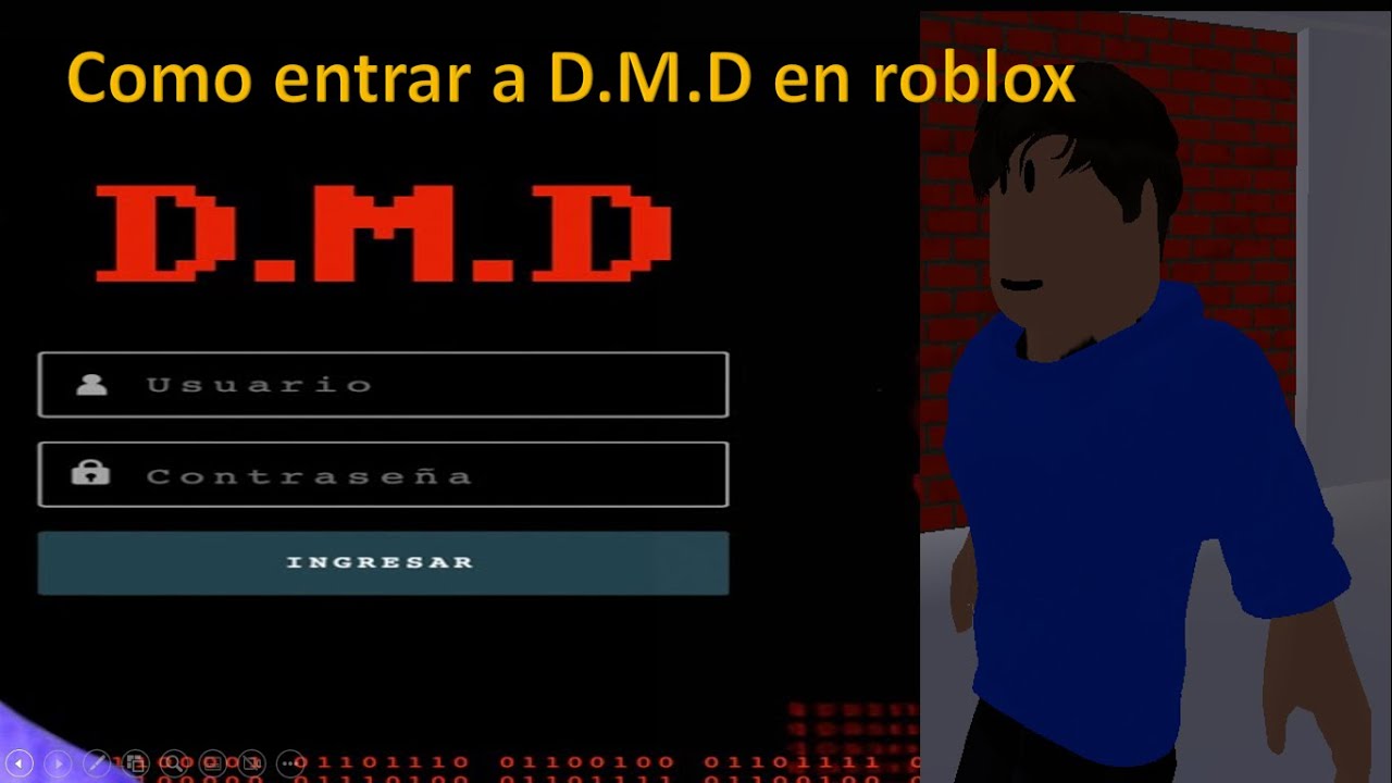 COMO ENTRAR A D.M.D EN ROBLOX - YouTube