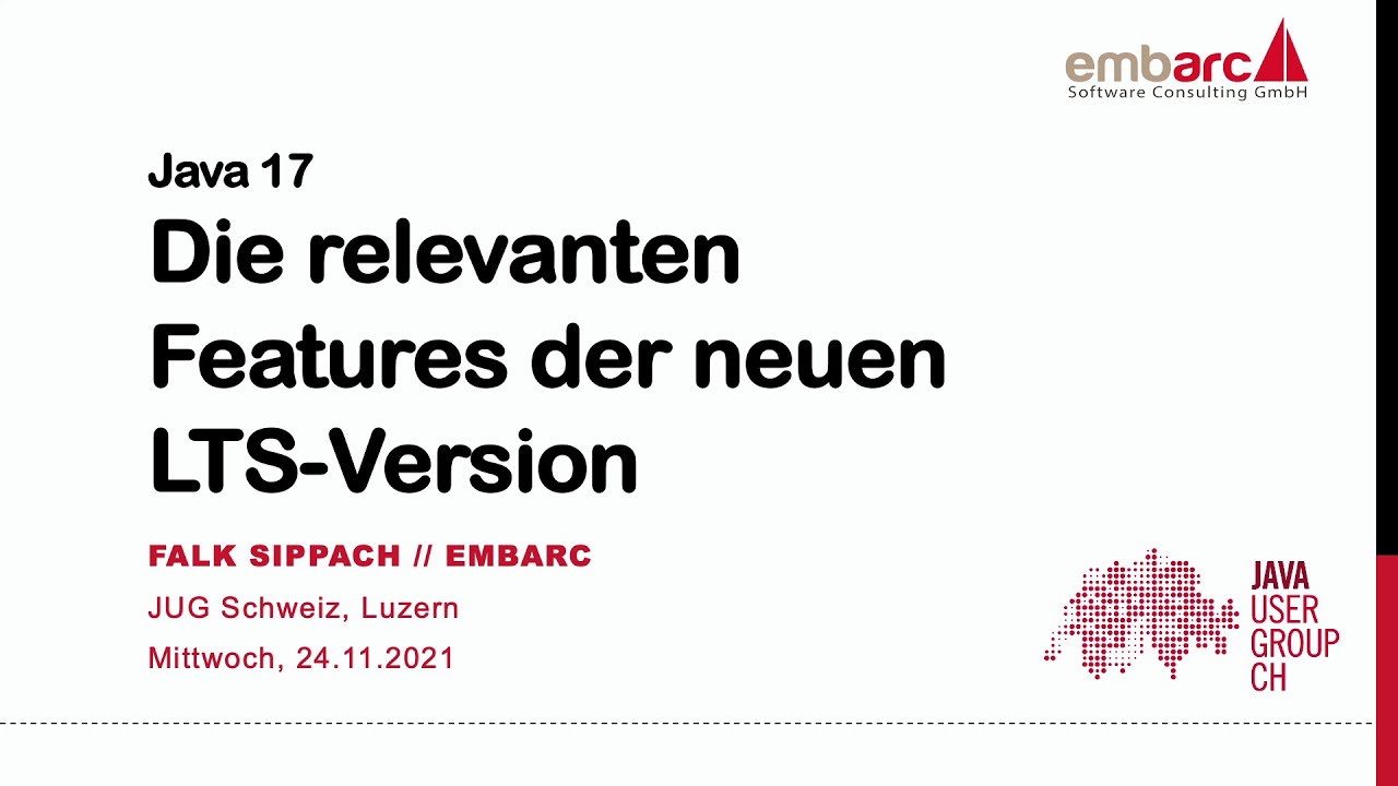 Java 17 - Die relevanten Features der neuen LTS Version - YouTube