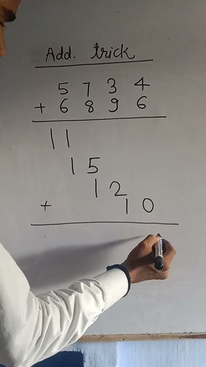 Add trick 😜#maths #mathtricks #trickyshorts - YouTube