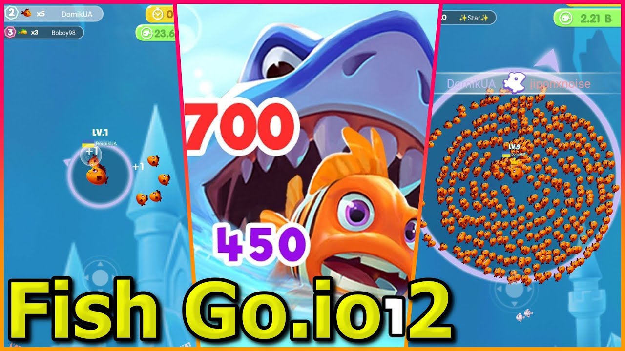 Fish Go.io 2 Part 3 Gameplay #fishgoio #fishgoio2 - YouTube