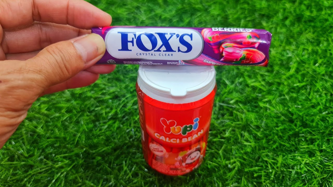 ASMR Satisfying video | Yupi Calci Bean | Permen Fox's | Fox's - YouTube