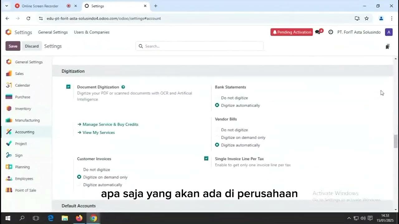 Membuat Database Odoo - Data perusahaan, pengguna, dan mengkonfigurasi - YouTube