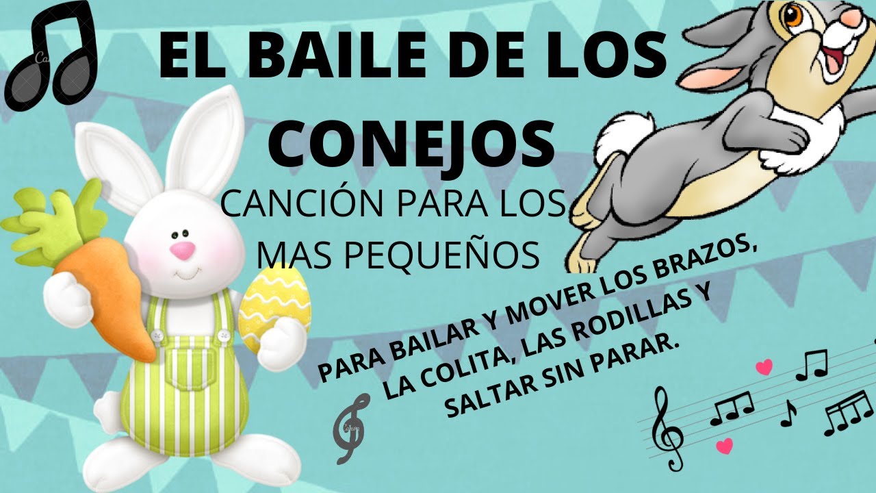 El baile de los conejos.🎵🐰🐇 Canción para mover el cuerpo. - YouTube