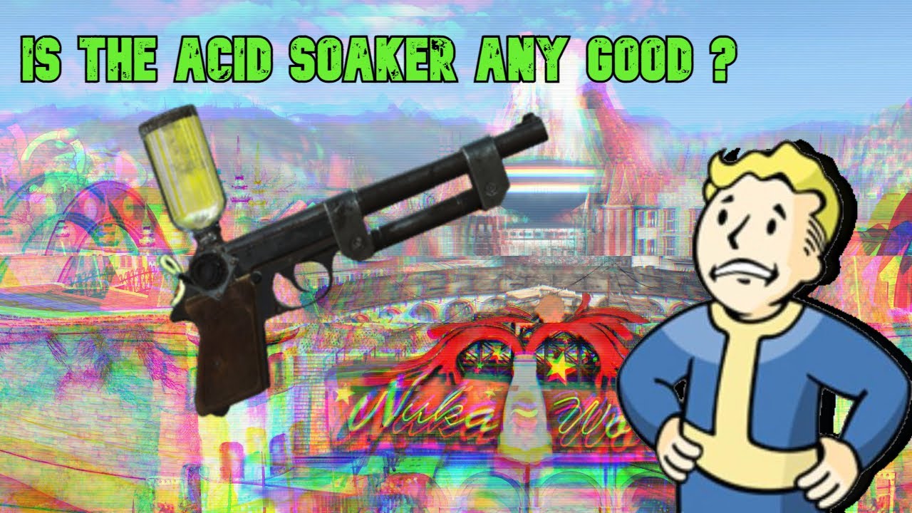 Can you beat Fallout 4 only using the acid soaker? - YouTube