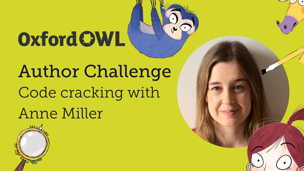 Author Challenge: Code cracking with Anne Miller | Oxford Owl - YouTube