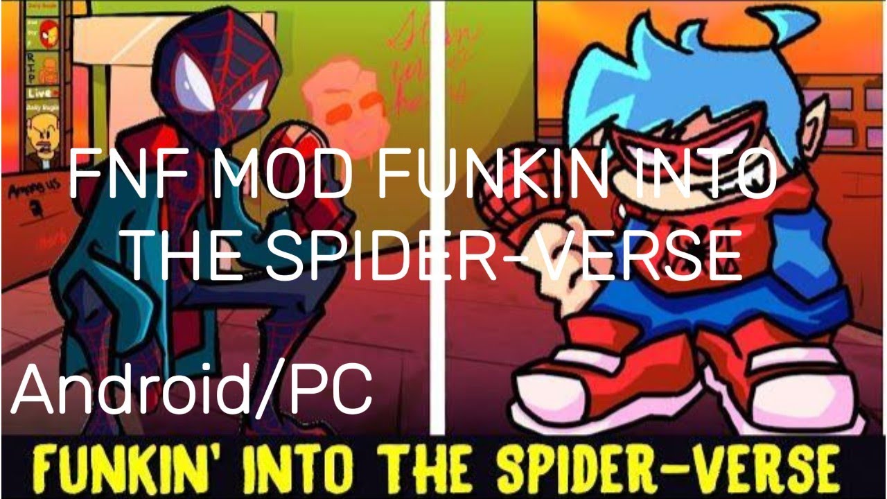 Fnf spider verse mod Android and PC - YouTube