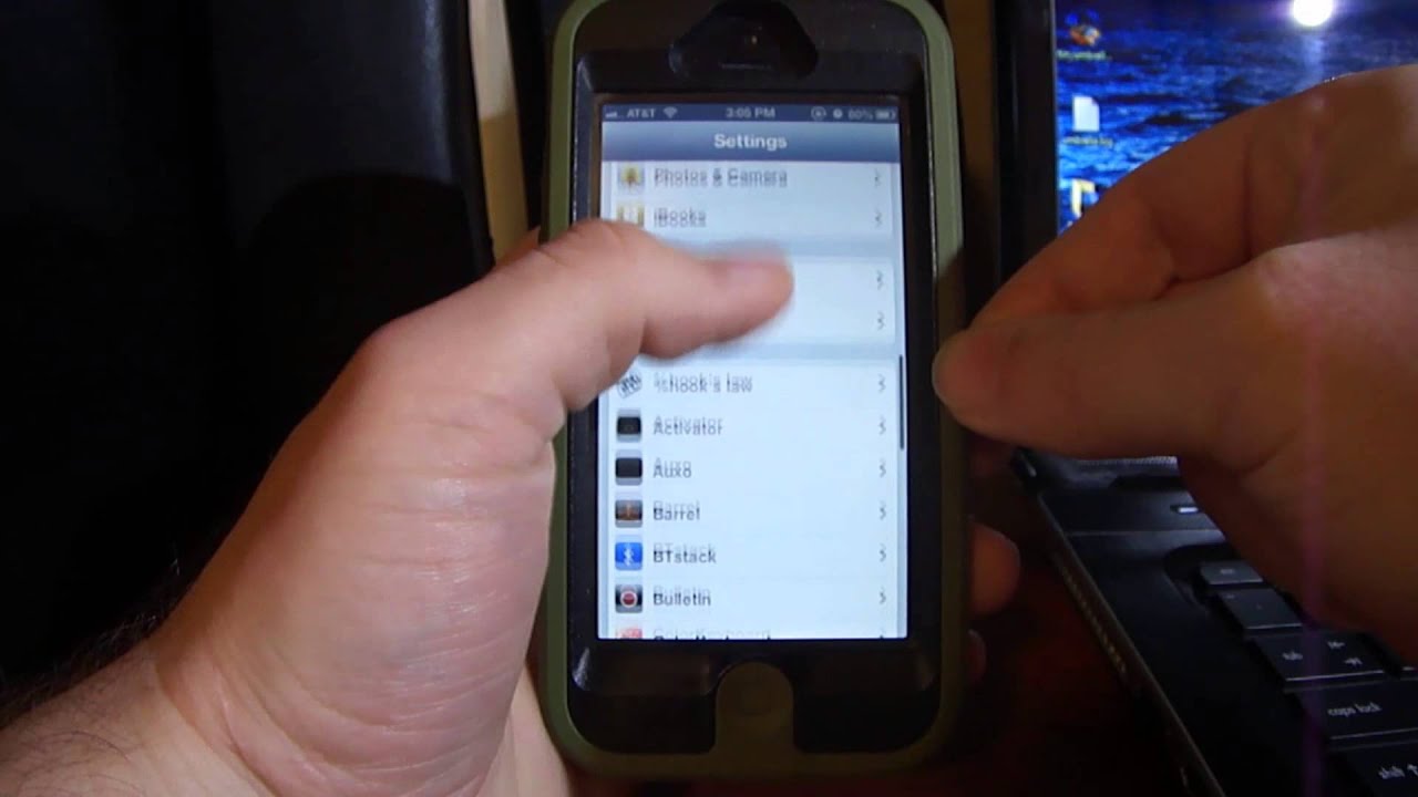 Screen Extender for iPhone 5 (Cydia Tweak) - YouTube