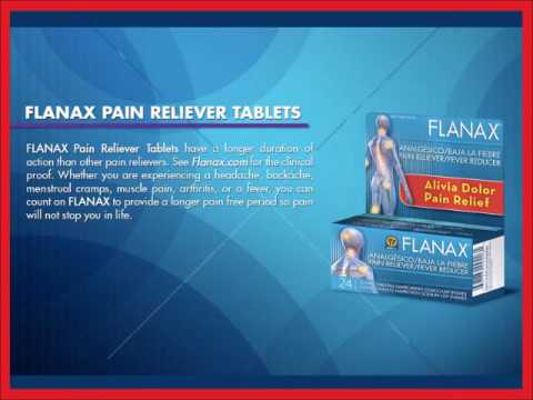 #flanaxusa Flanax Pain Reliever Tablets - YouTube