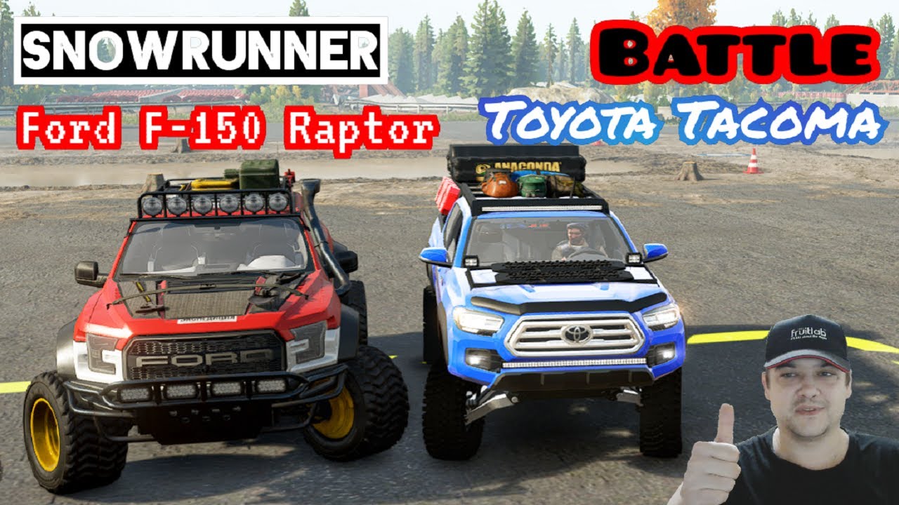 Toyota Tacoma vs Ford F-150 Raptor - YouTube
