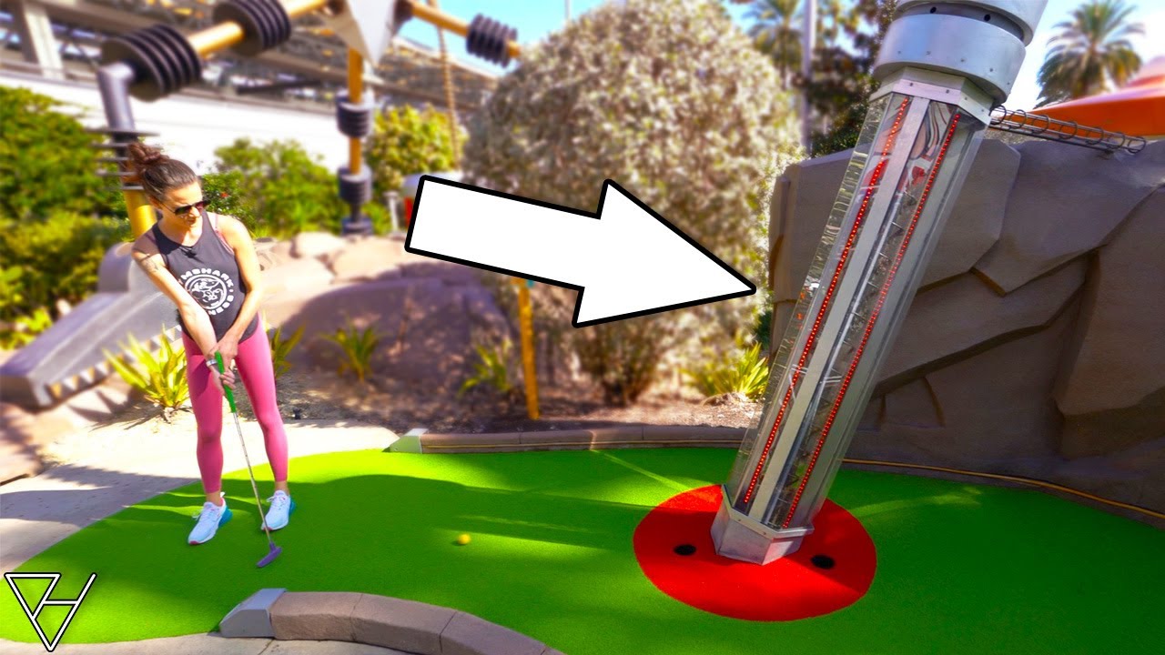 Amazing ONE OF A KIND Mini Golf Course! - Crazy and Unique Holes! - YouTube