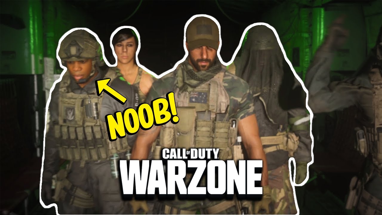 Playing Warzone with the BIGGEST noob...and getting a dub! - YouTube