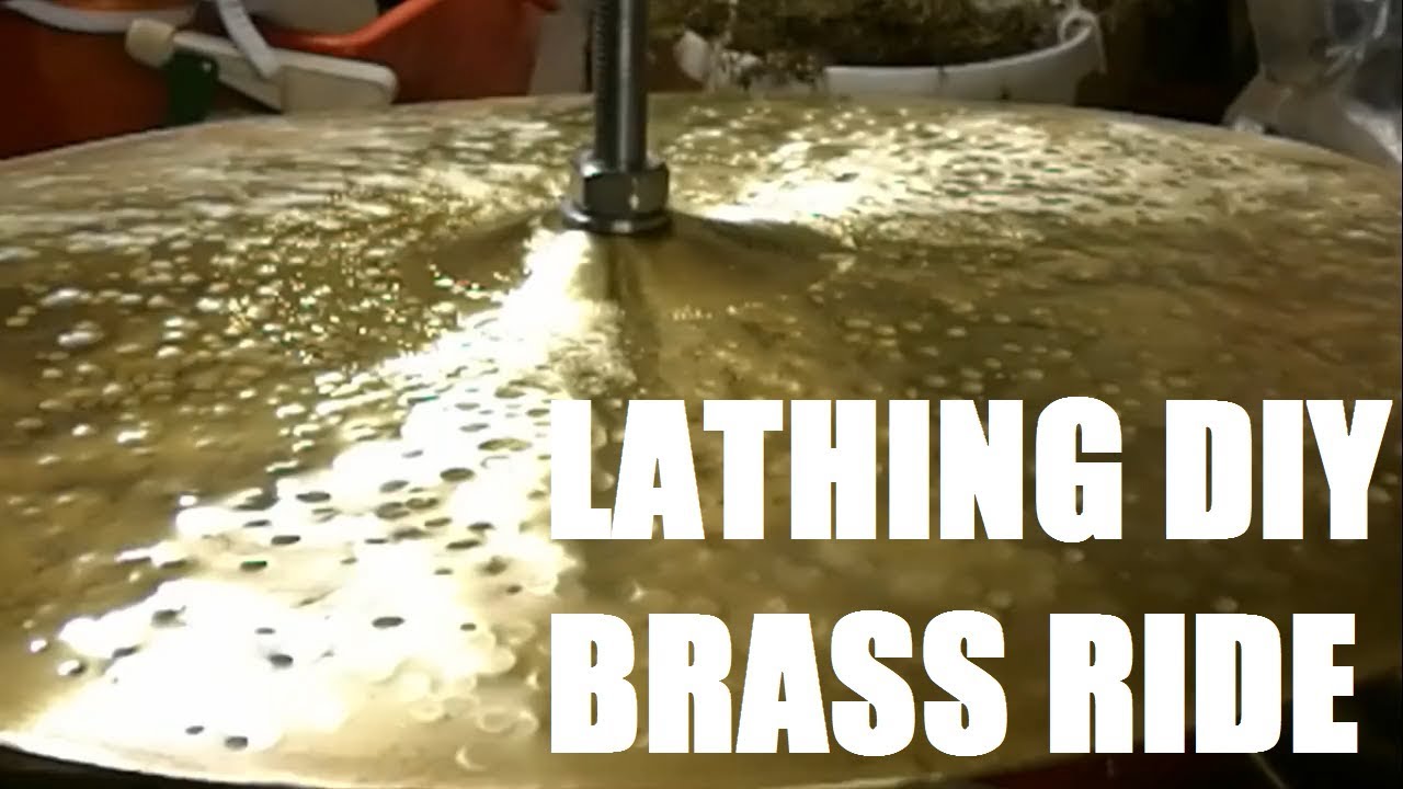 DIY Cymbal Making - 16,5" Brass Heavy Ride - YouTube