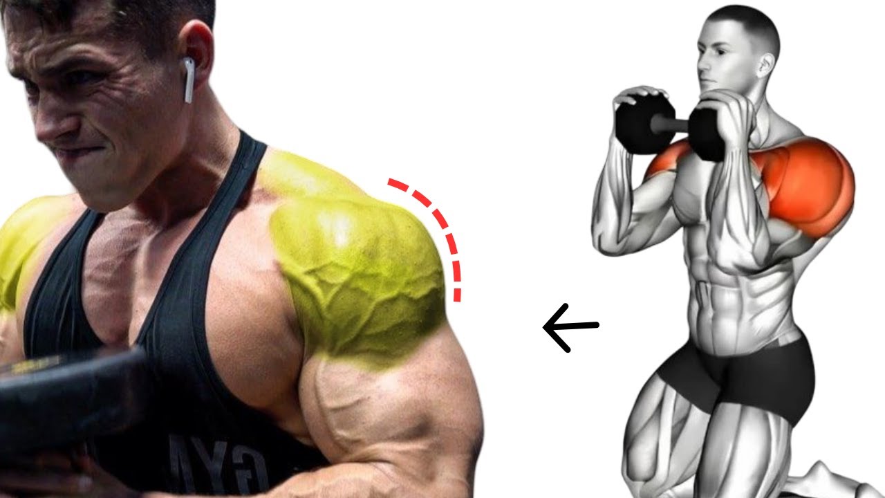 5 Best Exercises to Build Wide Shoulders Fast - Shoulder Workouts - YouTube